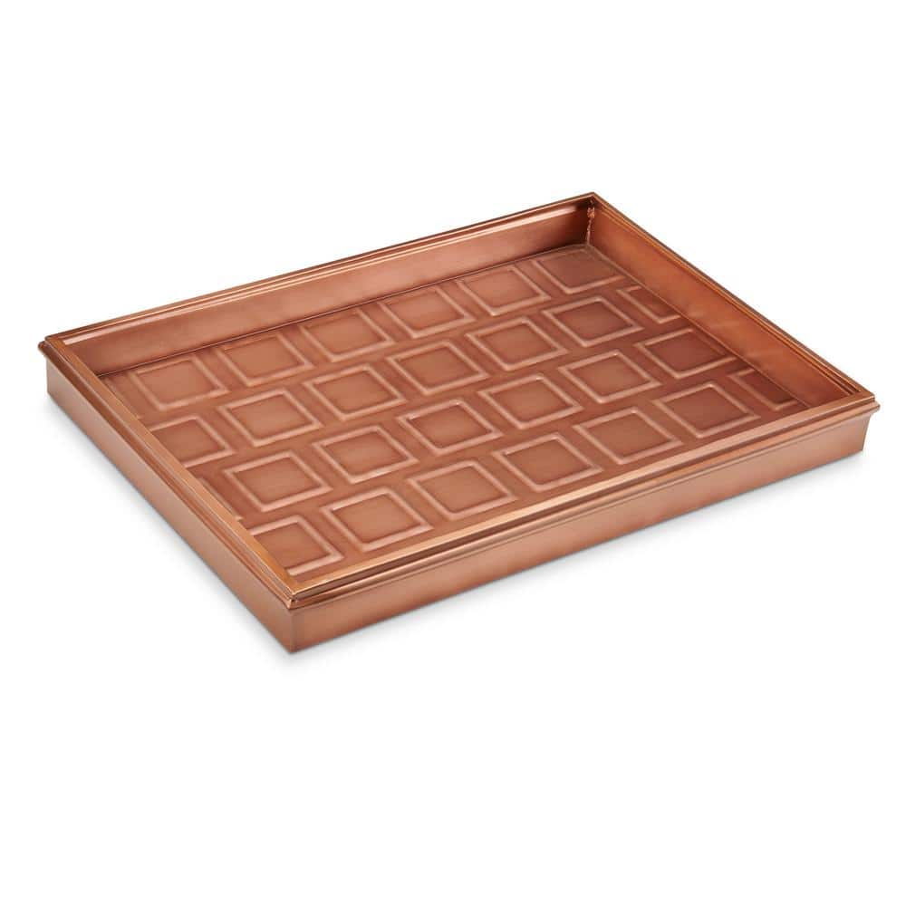 Good Directions 20 in. L x 14 in. W Squares Multi-Purpose Boot Tray ...