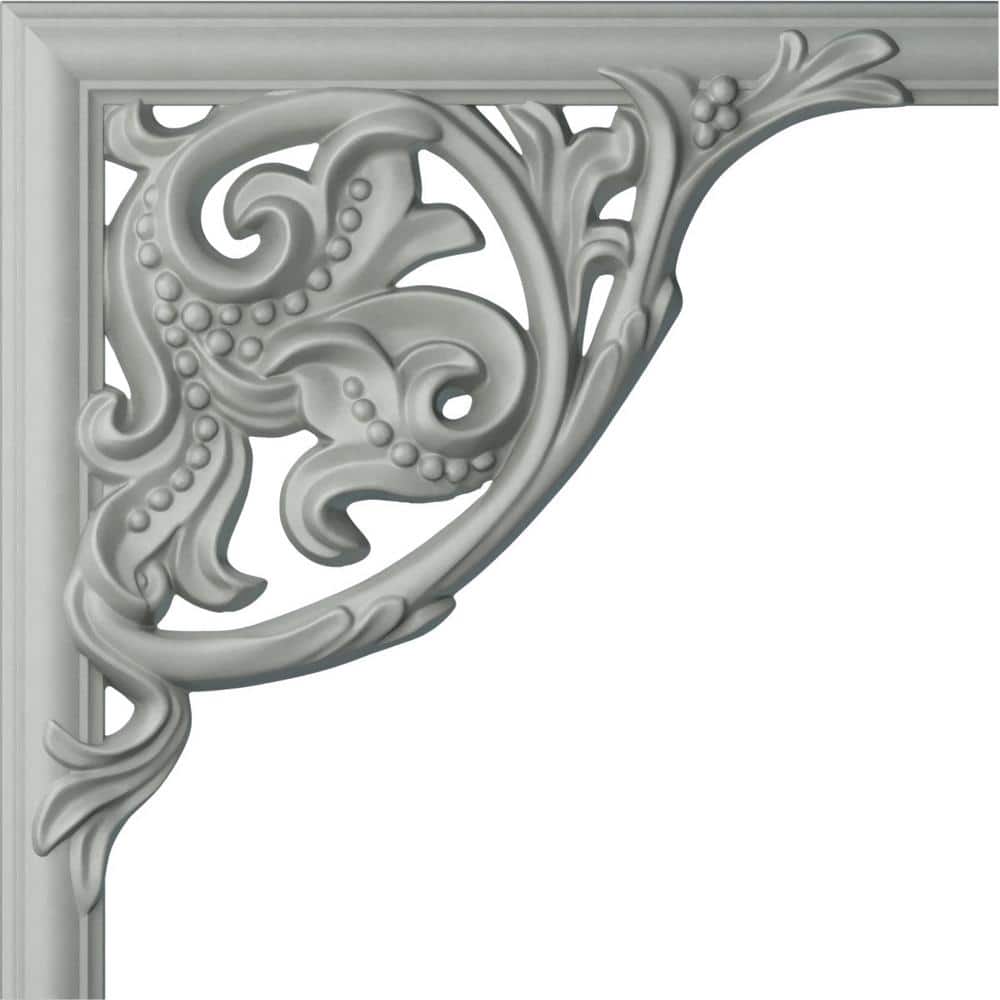Ekena Millwork 11 in. x 1 in. x 11 in. Urethane Kepler Panel Moulding ...