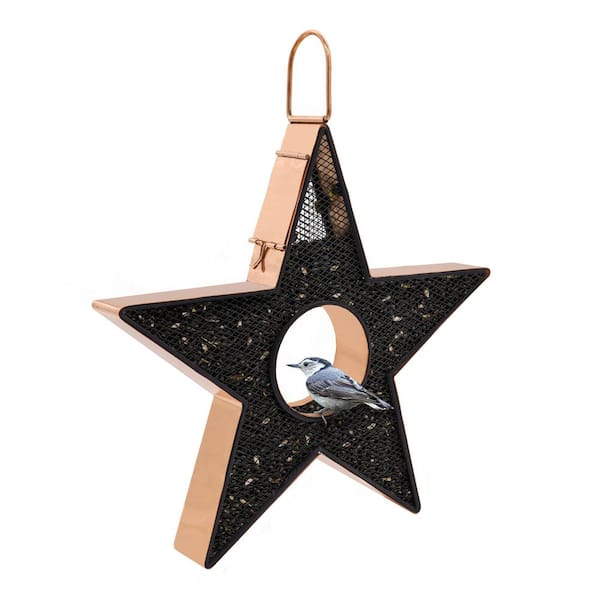 Good Directions 0303PM Star Fly-Thru Copper Bird Feeder, With Stainless ...