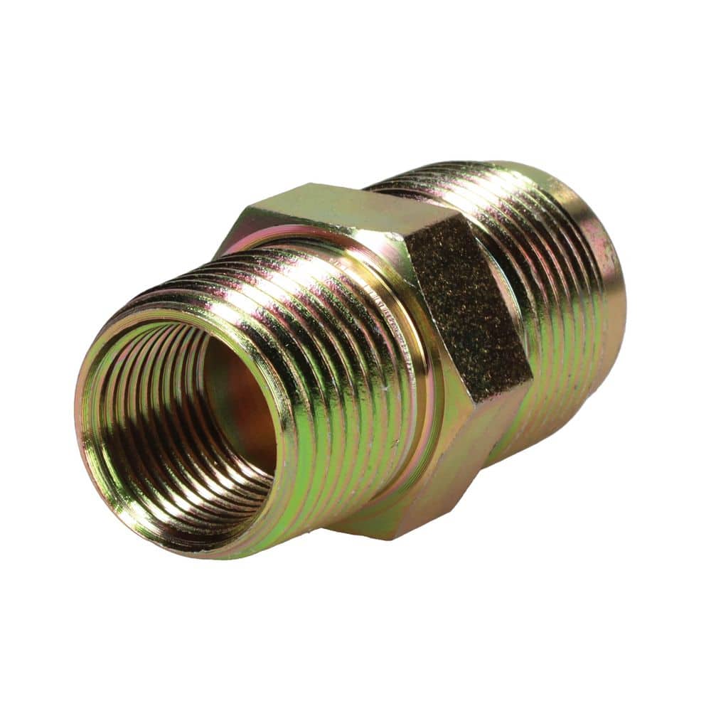 Cambridge 5/8 in. OD Flare x 1/2 in. MIP Zinc Plated Steel Gas ...