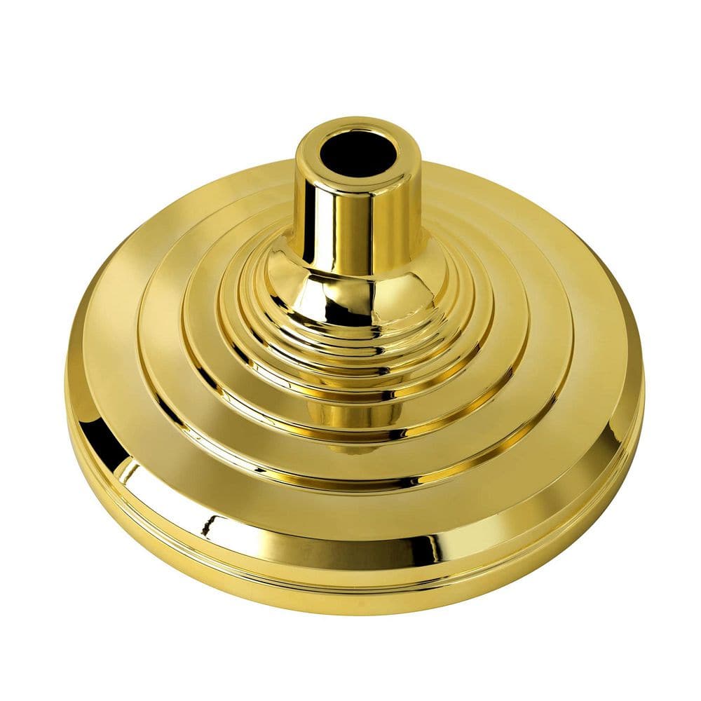 .N/A Gold ABS Plastic Flag Pole Base Stand for Indoor and Outdoor Use ...