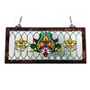 River of Goods Fleur De Lis Stained Glass Pub Window Panel 19248 - The ...