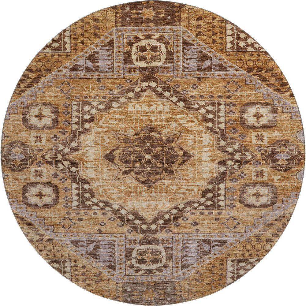 Addison Rugs Mayfield Premium Machine Washable Abstract AMF1924 Copper ...