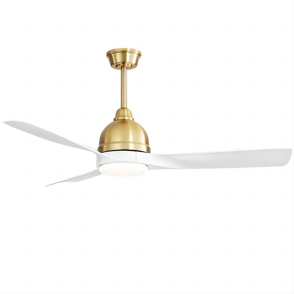 Jushua 54 in. Indoor/Outdoor Modern ABS Ceiling Fan 6 Speed Remote ...