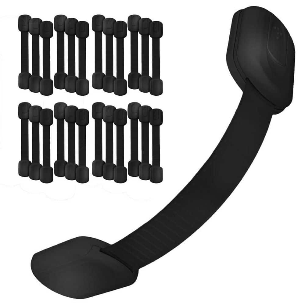 BABY PROOF ME Adjustable Safety Strap-Black (24-Pack) BPM-BSS024 - The ...