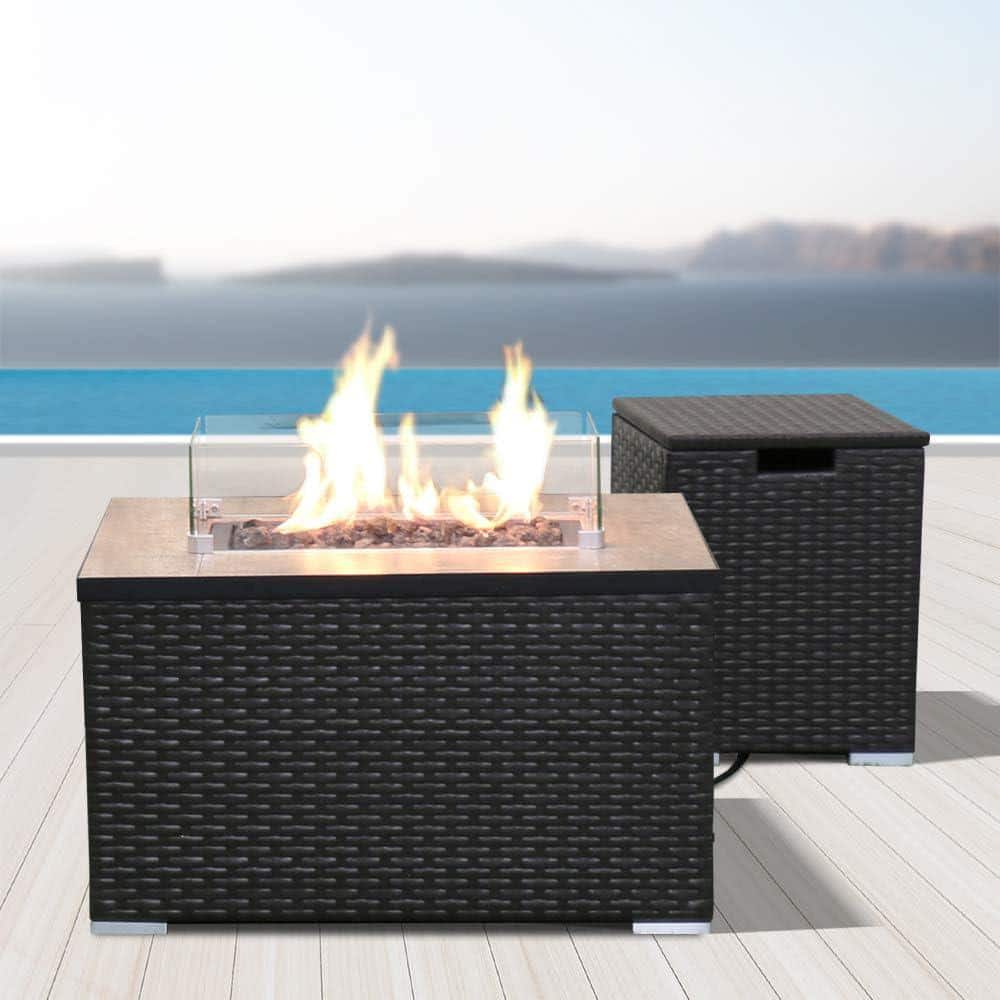 Have a question about eVita 31.5 in. 40,000BTU Fire Pit Propane Gas ...