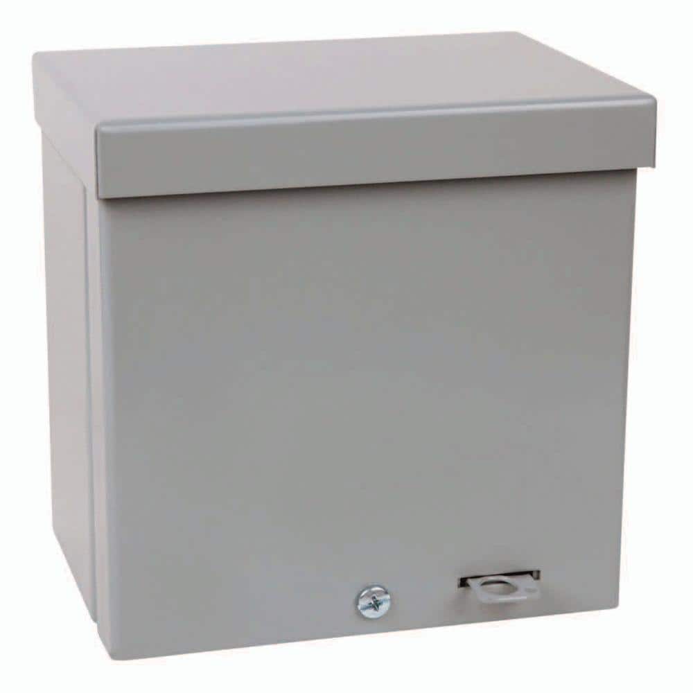 Steel City Gray Outdoor Enclosure Box AB-664RBGK001 - The Home Depot