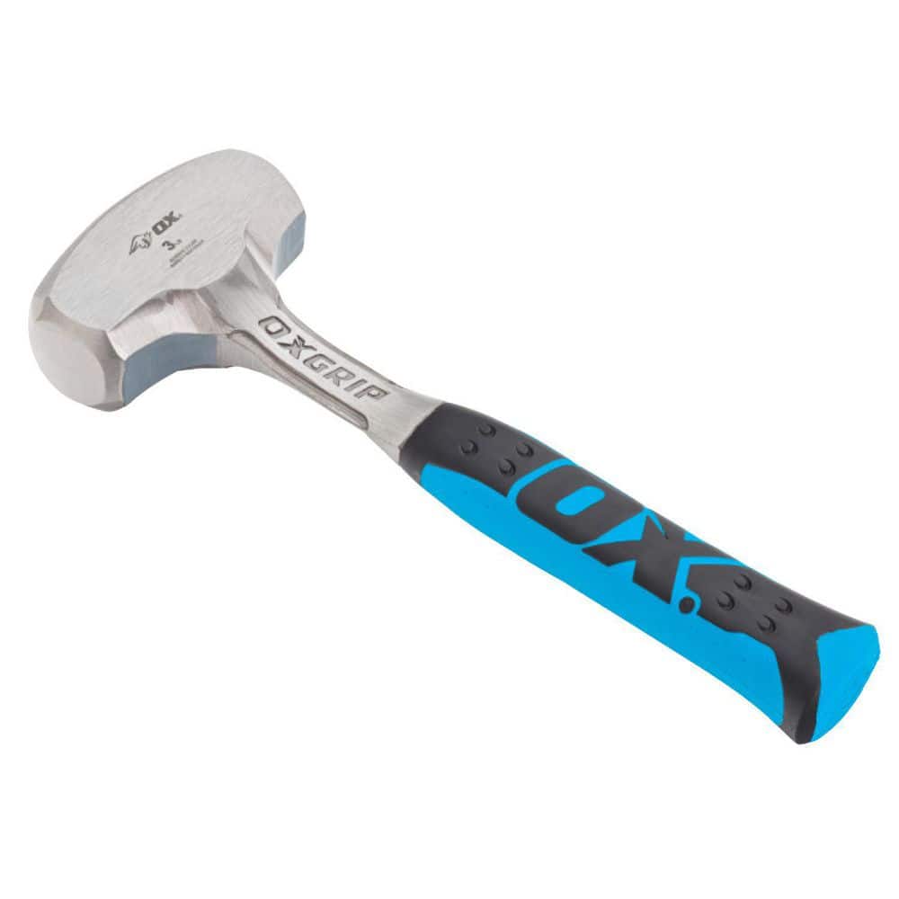 OX TOOLS Pro 3 lbs. Club Hammer with Rubber Handle OX-P082703 - The ...