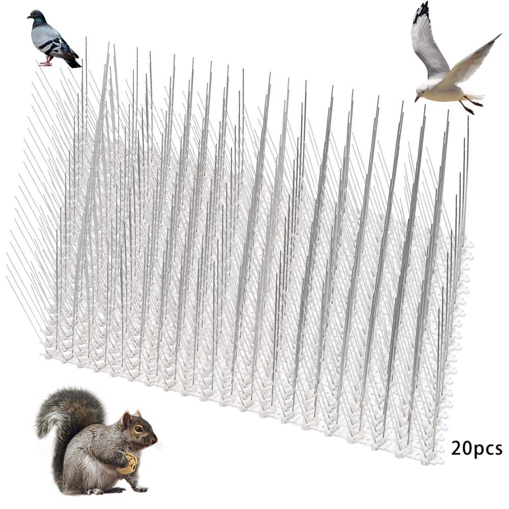 Wellco 26 ft. Stainless Steel Bird Spikes for Deterring Small Bird ...
