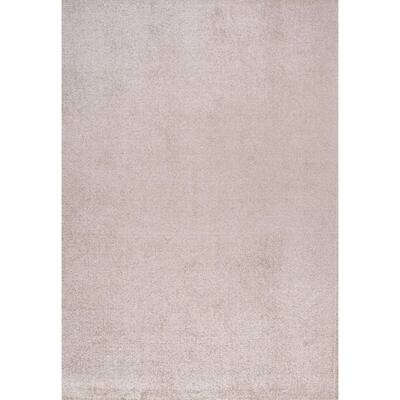 JONATHAN Y Haze Solid Low-Pile Beige 8 ft. x 10 ft. Area Rug SEU100G-8 ...