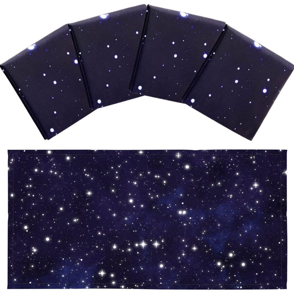 BIBIVIS 48 in. x 24 in. 4 Packs Drop Fluorescent Light Covers, Panel ...