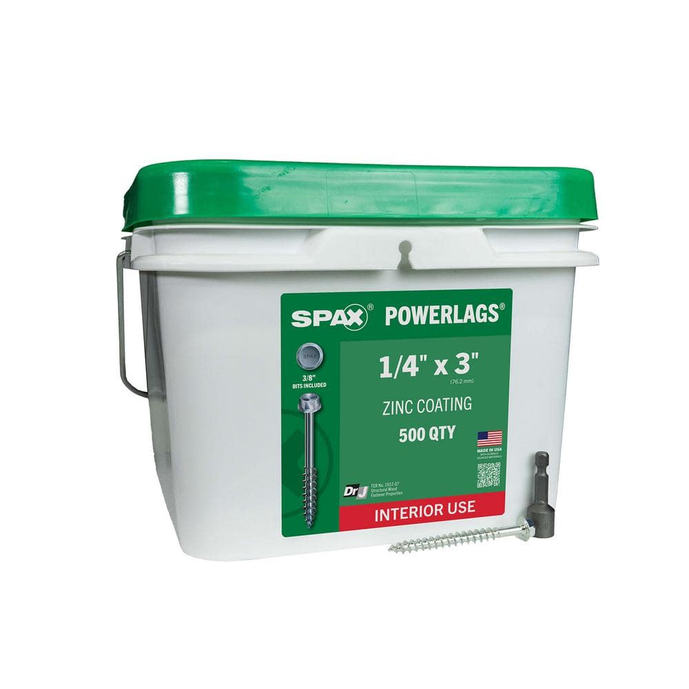 Reviews for SPAX 1/4 in. x 3 in. Interior Hex Head Structural Wood Lag ...