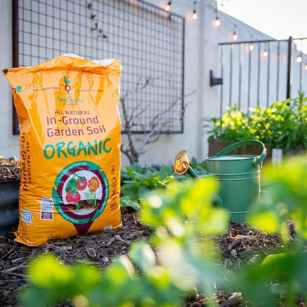NEARSOURCE ORGANICS Organic In-Ground Garden Soil 1.5 cu. ft., Peat ...