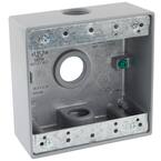 BELL 2-Gang Weatherproof Box with Five 1/2 in. Outlets 5337-0 - The ...
