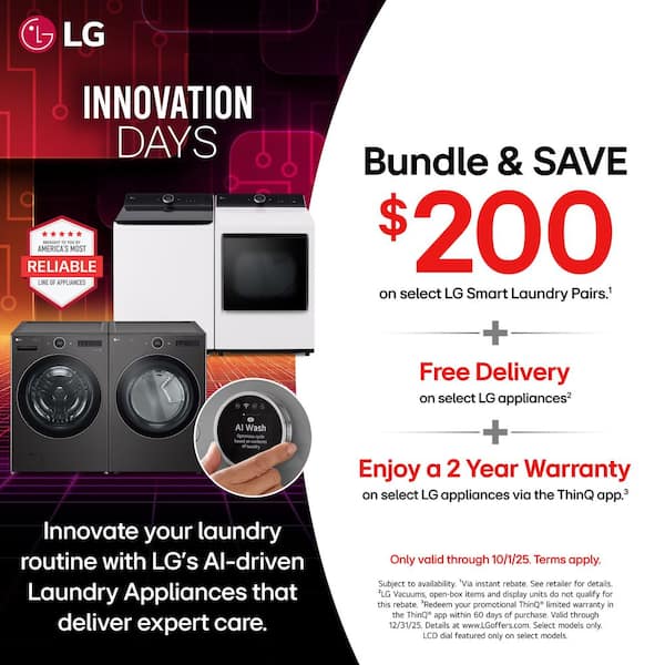 Stackable - Ventless - Washers & Dryers - The Home Depot