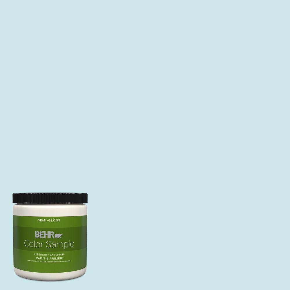 BEHR PREMIUM PLUS 8 oz. #MQ3-52 Ethereal Mood Semi-Gloss Interior ...