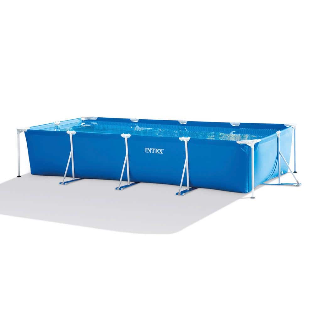 Intex 14.75 ft. x 33 in. Rectangular Frame Above Ground Outdoor ...