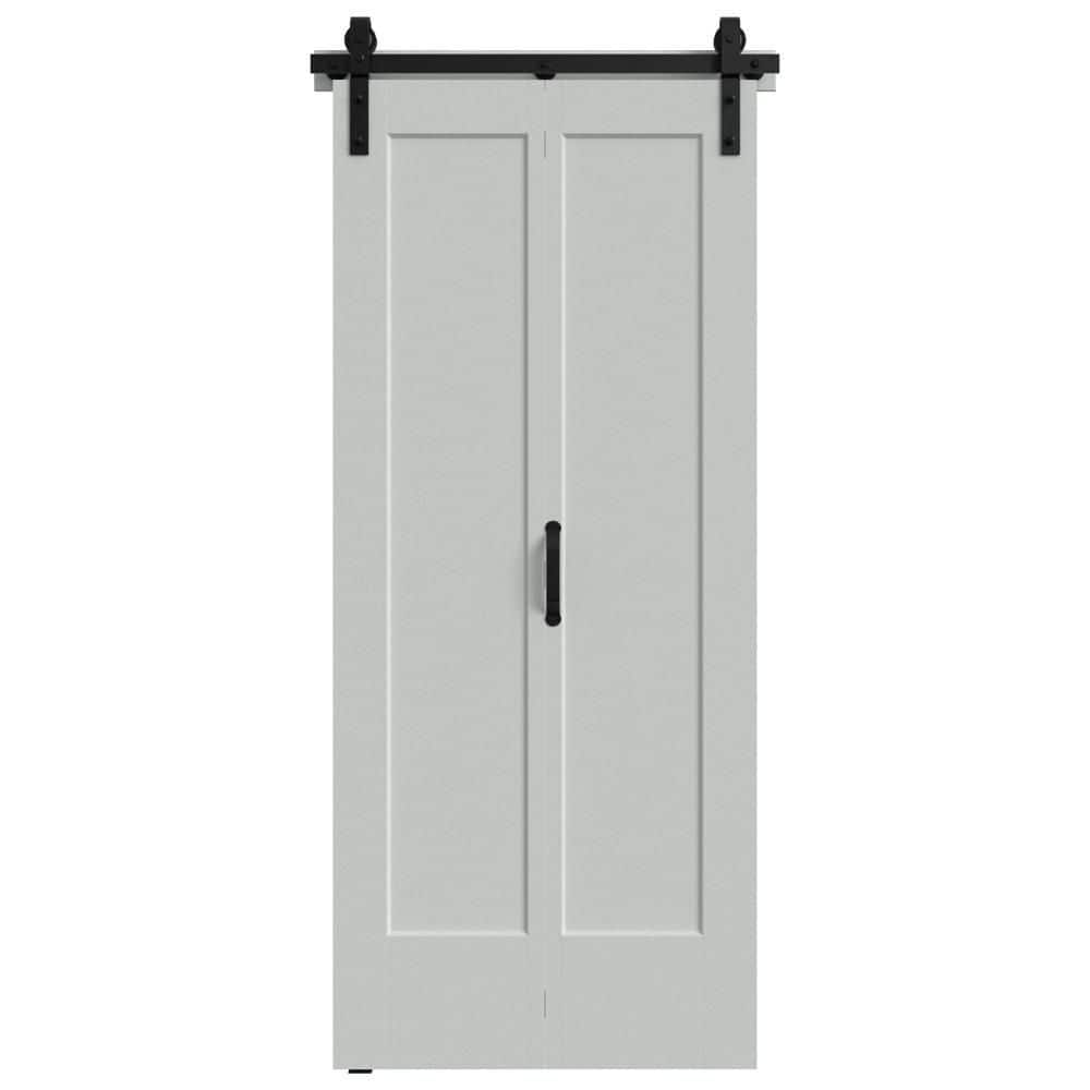 Masonite Lincoln Park 36 in. x 84 in. 1-Panel Solid Core Primed Molded ...