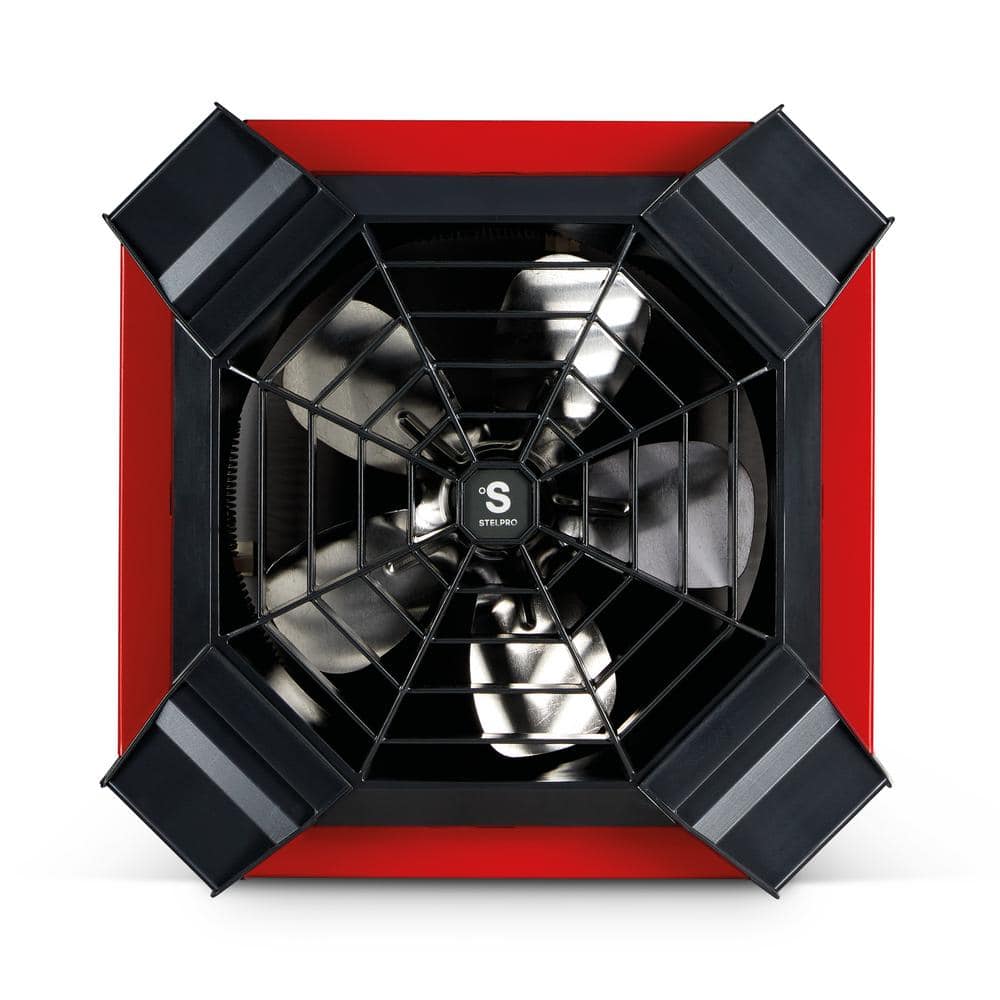 Stelpro 4000-Watt 240-Volt Ceiling Fan Heater in Red ASGH4002R - The ...