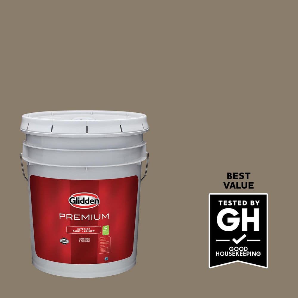 Glidden Premium 5 gal. Patches PPG1024-6 Semi-Gloss Interior Latex ...