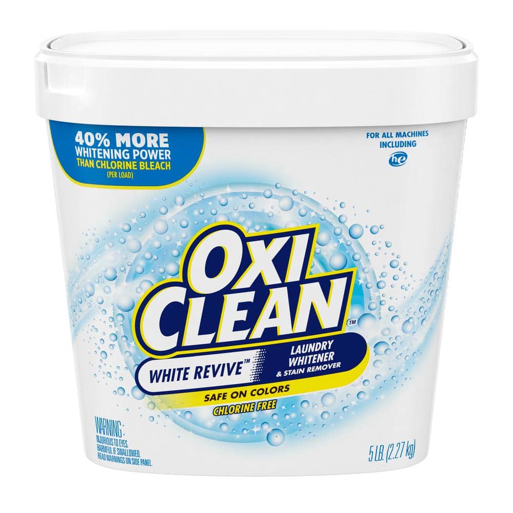 OxiClean White Revive Powder Fabric Stain Remover, 5 lbs. 51652 - The ...