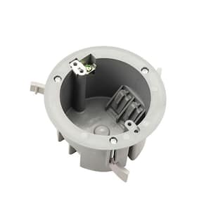 RUN BISON 1-Gang 4 in. 20 cu. in. PVC Old Work Electrical Ceiling Box ...