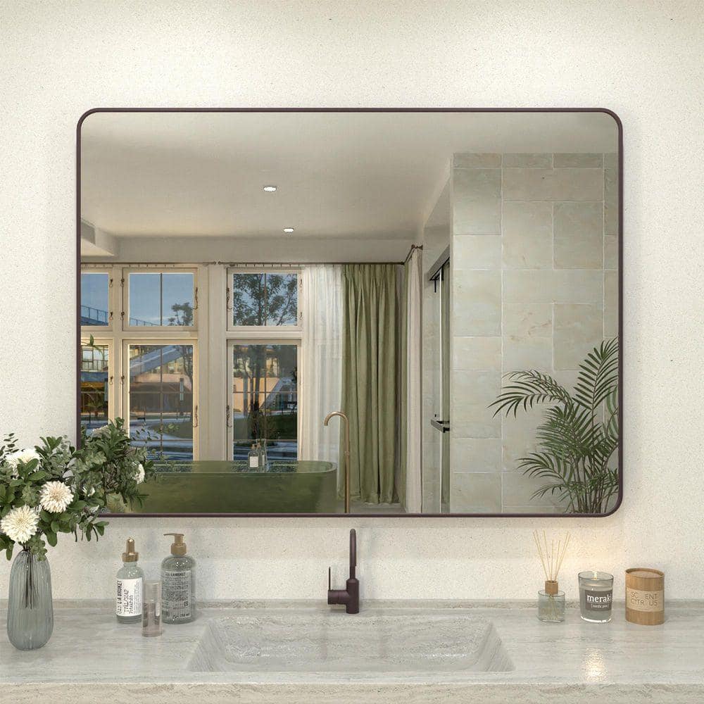 Hermitage Bath Cosy 48 in. W x 36 in. H Rectangular Framed Wall ...