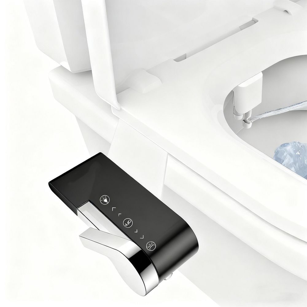 Wudkey Ultra-Slim Bidet Attachment, Fresh Cold Water Sprayer Toilet ...