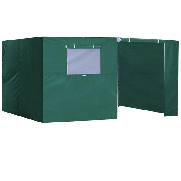 Terracemaster Series 10 ft. x 15 ft. Forest Green Pop-up Canopy Tent ...
