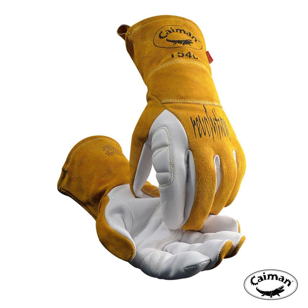 Caiman X-Large Premium Goat Grain TIG/Multi-Task Welder's Glove with ...