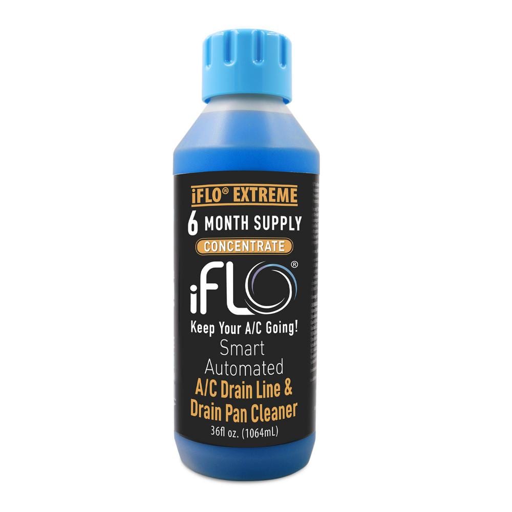 iFLO Extreme AC Drain Line Cleaner Cartridge 6-Month Supply, 36 oz. IFLO36XTRM - The Home Depot