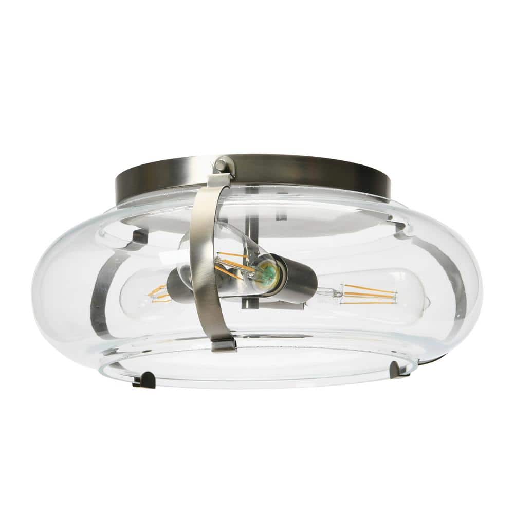 Have a question about Robert Stevenson Lighting Alston - 16 in. Glass and Metal Flush Mount ...