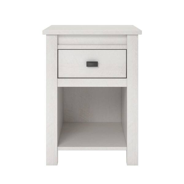Ameriwood Brownwood Ivory Oak Nightstand HD26127 - The Home Depot