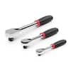 TEKTON 1/4 in., 3/8 in., 1/2 in. Drive Comfort Grip Ratchet Set (3 ...