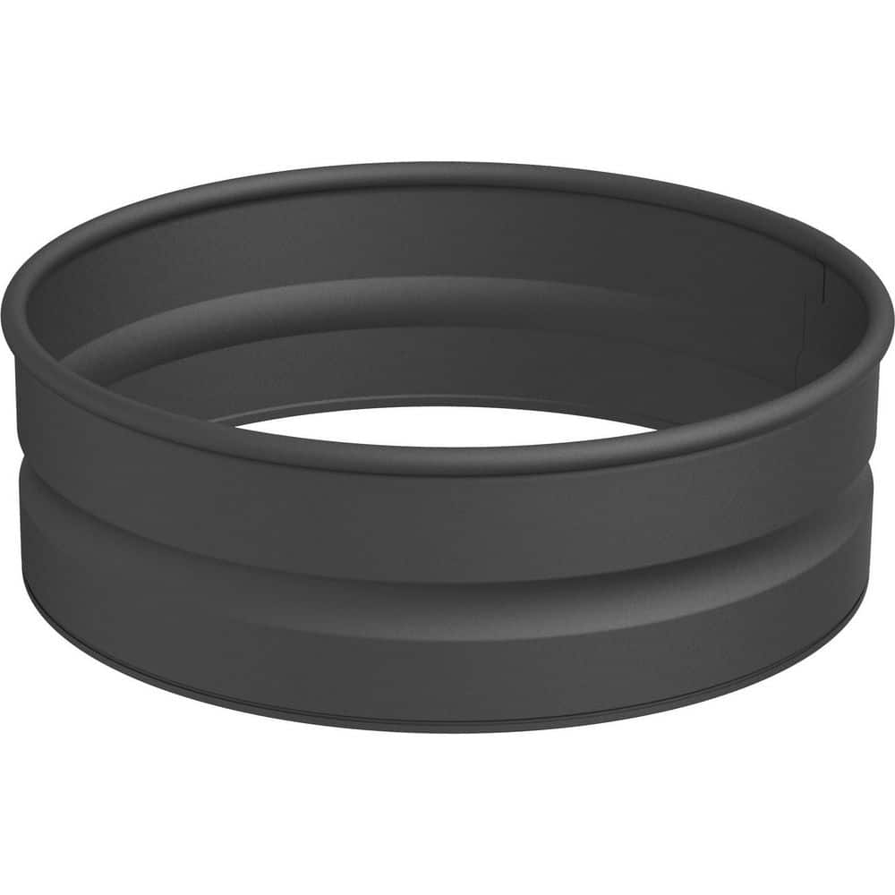 TARTER 36 in. Black Steel Outdoor Fire Pit with reinforced top ring ...