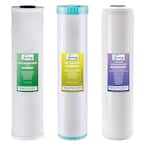 ISPRING 3-Stage Whole House Water Filter Replacement Pack with Sediment ...