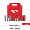 Milwaukee SHOCKWAVE Impact-Duty 1/2 in. Drive Deep SAE & Metric Lug Nut ...