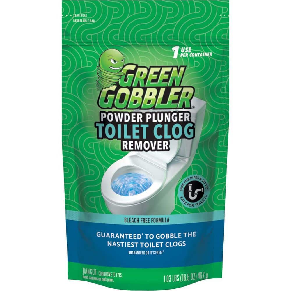 Reviews for Green Gobbler 16.5 oz. Powder Plunger Toilet Clog Remover ...