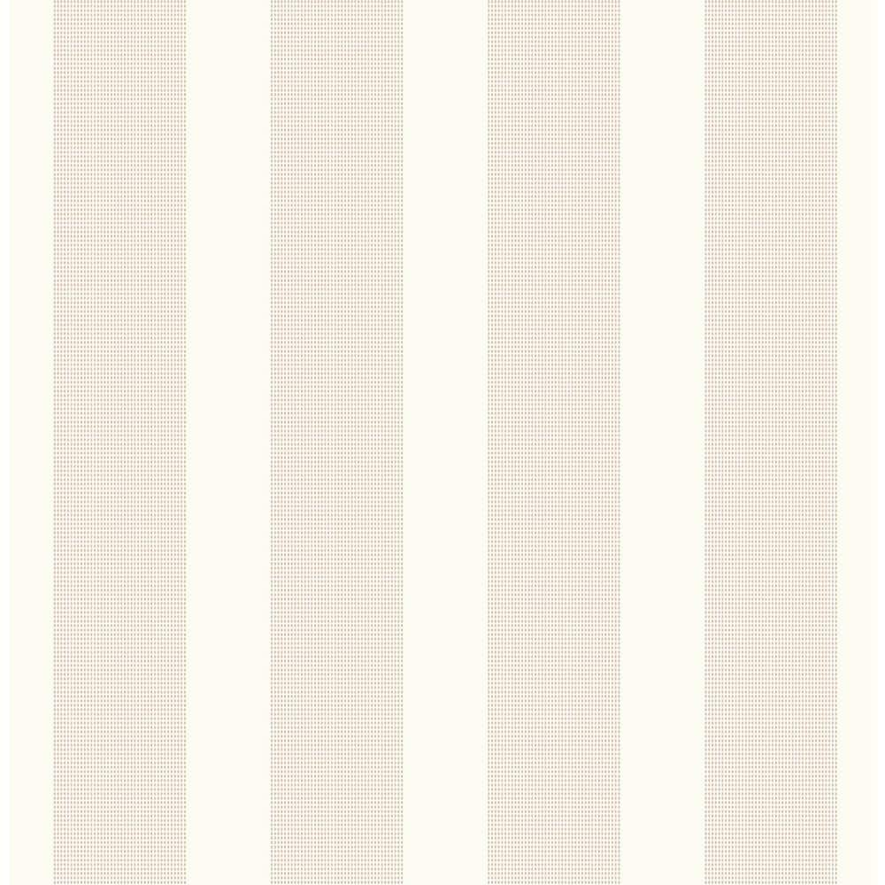 A-Street Prints Visby Beige Stripe Strippable Wallpaper (Covers 56.4 sq ...