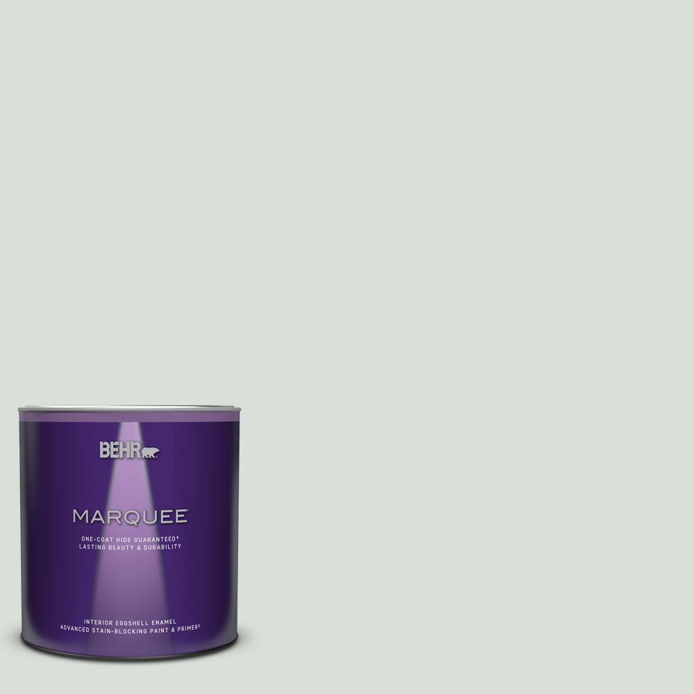 BEHR MARQUEE 1 qt. #N420-1 Juniper Breeze Eggshell Enamel Interior ...