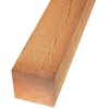 8 in. x 8 in. x 12 ft. Rough Cedar Timber 00034 - The Home Depot