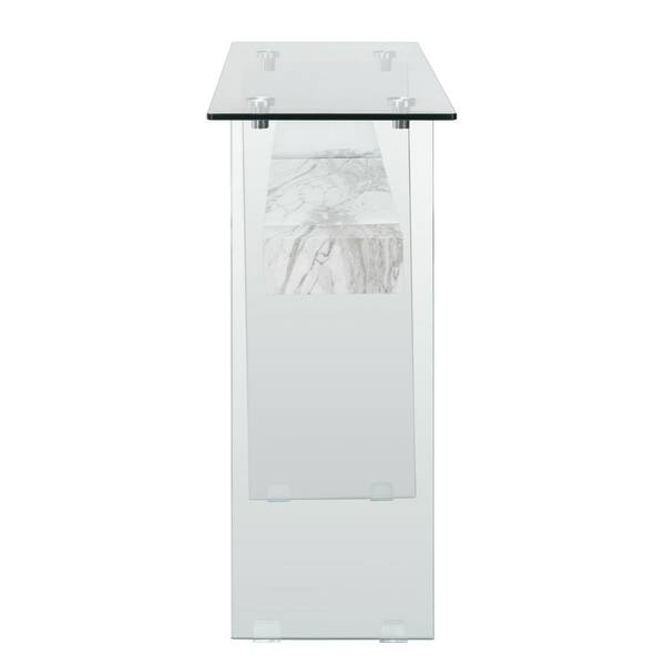 Safavieh Kayley Console Table Glass White