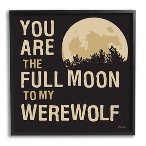 Stupell Industries Full Moon Werewolf Phrase by Kendra Shedenhelm 1 ...