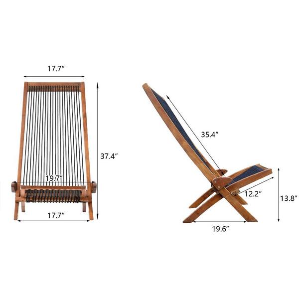 Natural Outdoor Solid Wood Folding Chair Lounge Chair GHR Natural Outdoor Solid Wood Folding Chair Lounge Chair GHR
