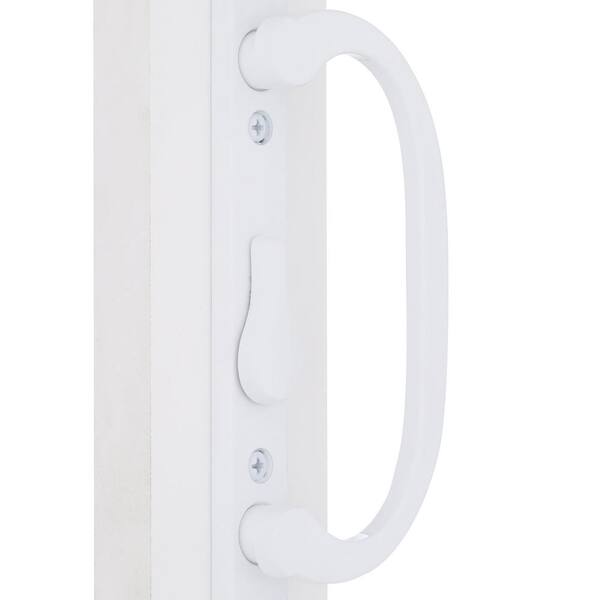 Prime-Line Diecast, White, Patio Door Handle, Offset Thumb turn C 1280 ...