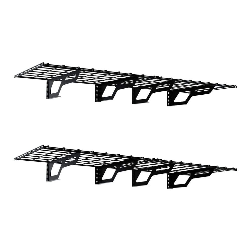 ATLAS The Atlas 72 in. x 24 in. 800 lbs Heavy Duty Garage Wall Shelf ...