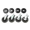 Hdx shelving casters store