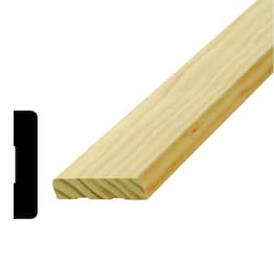 Alexandria Moulding WM 366 11/16 in. x 2-1/4 in. x 84 in. Pine Casing ...