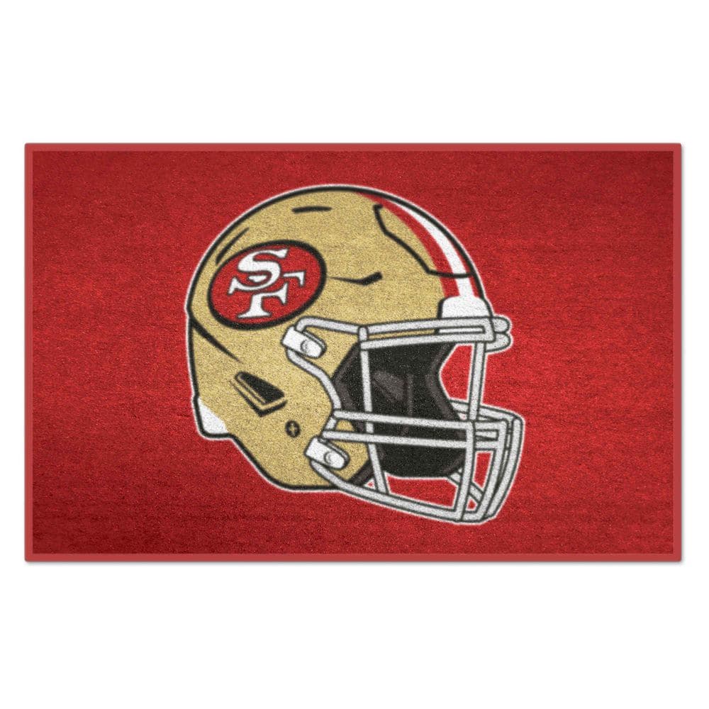 FANMATS San Francisco 49ers Red 2 ft. x 3 ft. Starter Mat Area Rug ...