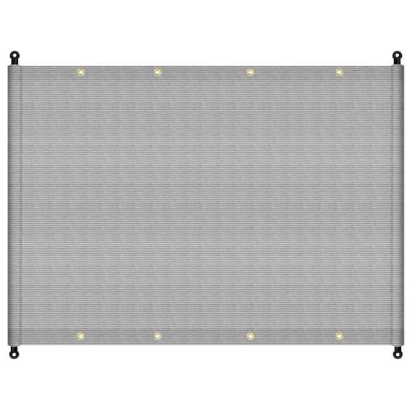 Reviews for ECOOPTS 7 ft. x 16 ft. Retractable Wave Sun Shade Canopy ...